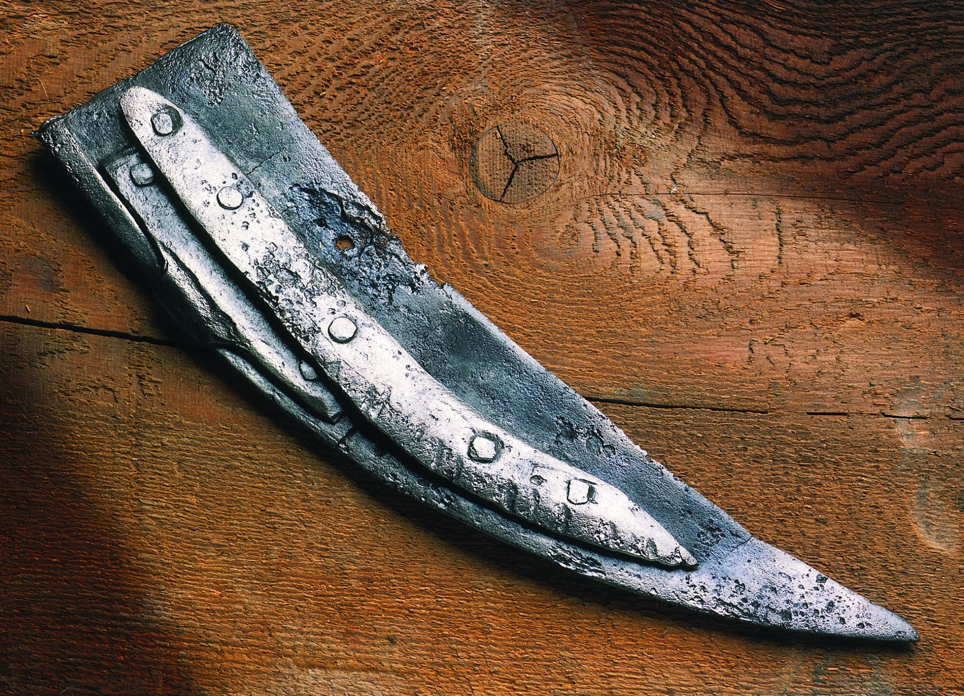 Repaired Iron Scythe Blade - Mackinac State Historic Parks
