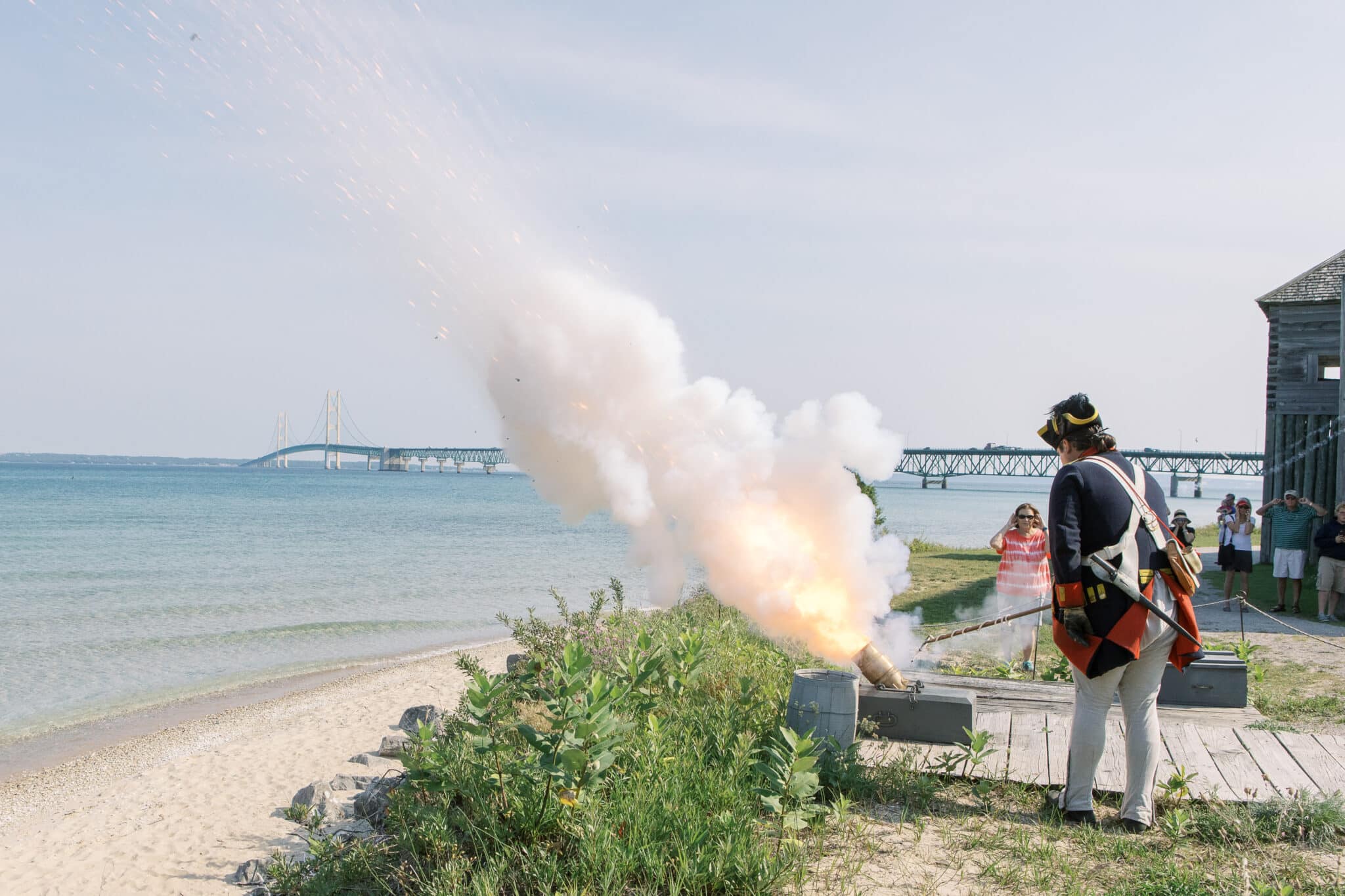 Musket Firing Demonstration - Mackinac State Historic Parks